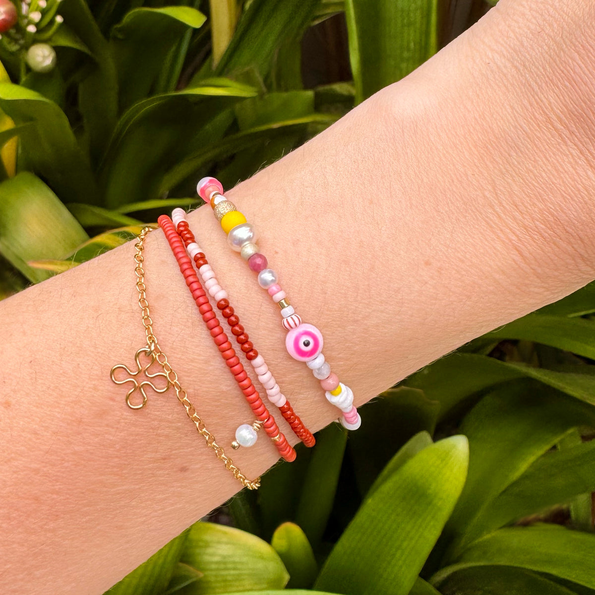 Beaded Bracelet - Maple – Lily & Kate Jewellery